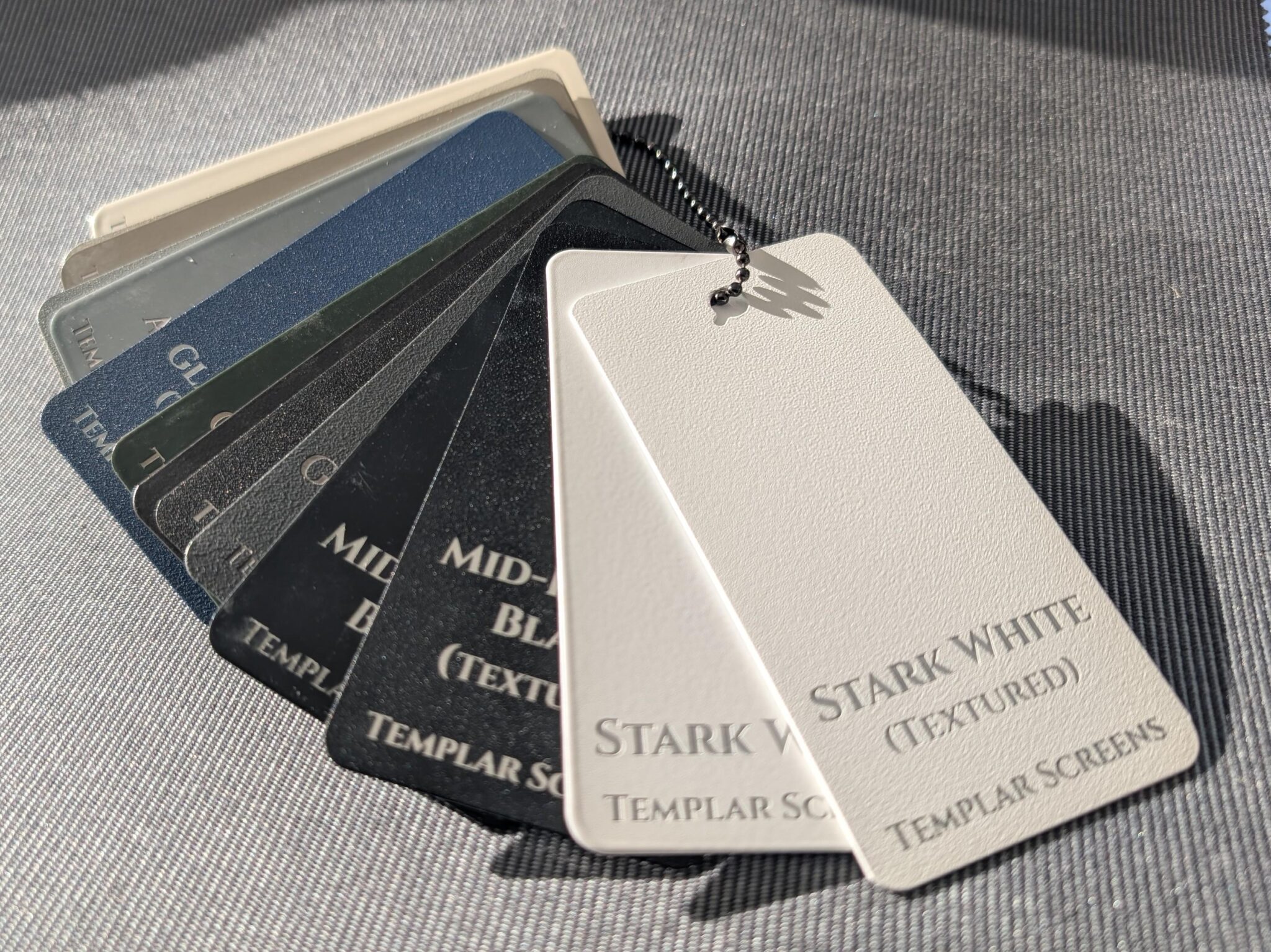 Powdercoat Sample Ring (Core Colors) - Templar Screens