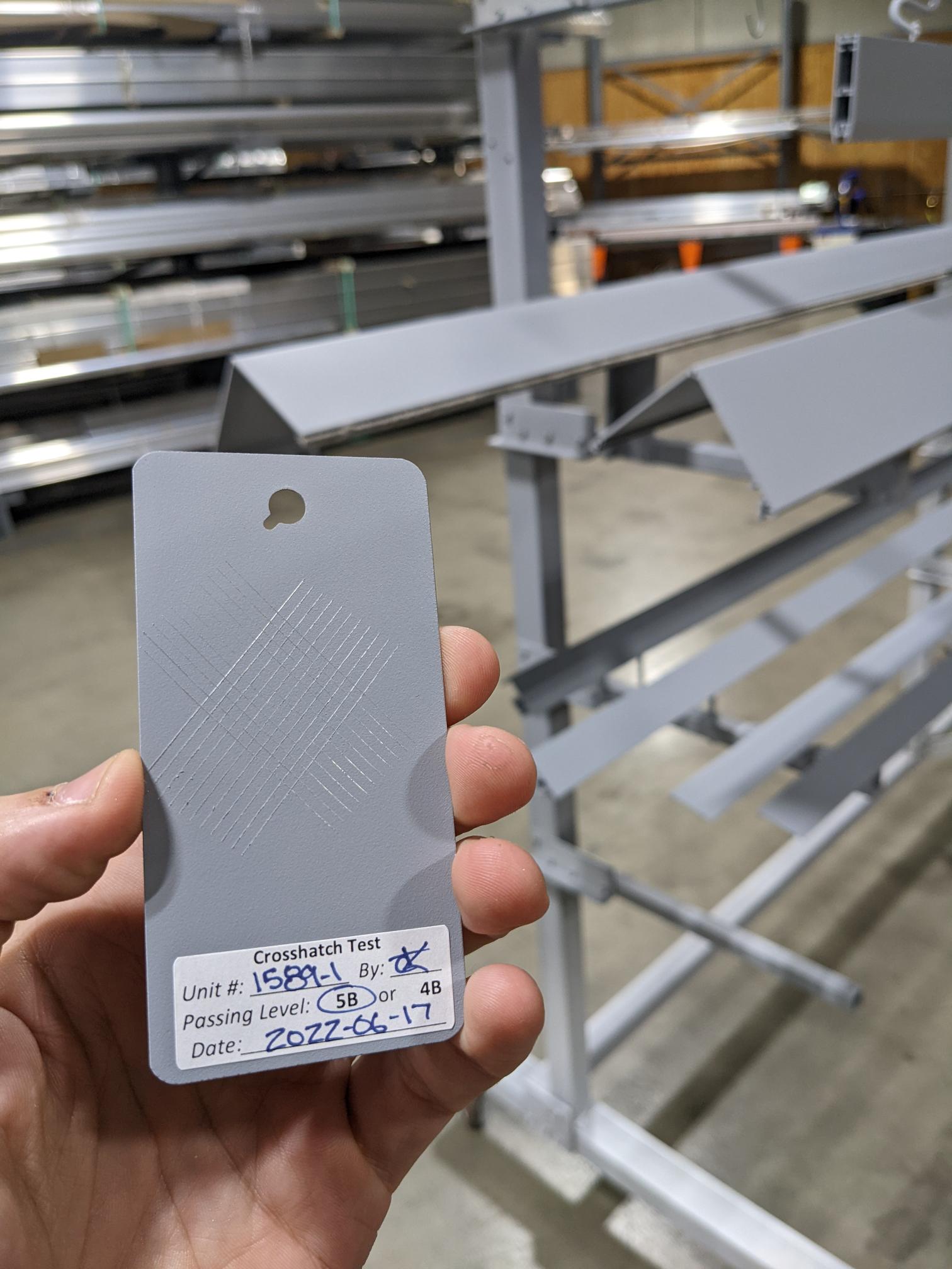 Cross-hatch Testing - Templar Screens